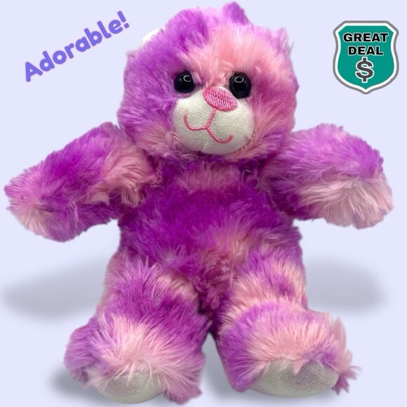 Goffa | Toys | Goffa Purple Pink 7 2 Inch Cute Teddy Bear Plush Soft ...